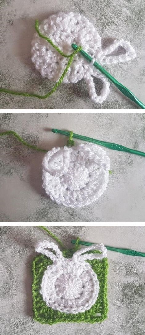 Free Crochet Bunny Granny Square Pattern - Crafting Happiness