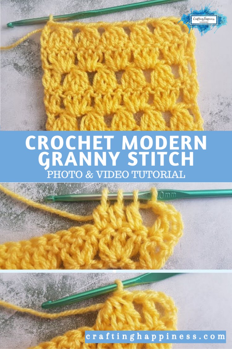 Crochet Modern Granny Stitch - Crafting Happiness
