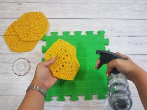 How To Block Crochet - Wet & Steam Blocking Instructions - Crafting ...