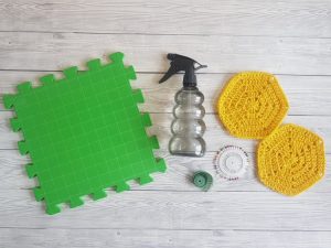 How To Block Crochet - Wet & Steam Blocking Instructions - Crafting ...