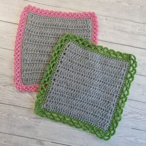 Crochet Easy Lace Border (aka Chain Border) With Video - Crafting Happiness