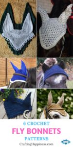 6 Crochet Fly Bonnet Patterns For Horse Or Pony - Crafting Happiness