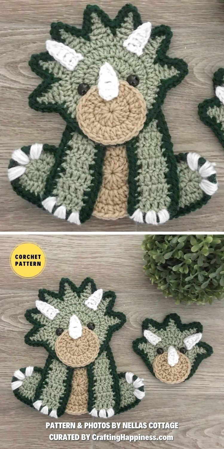 8 Adorable Crochet Animal Applique Pattern Ideas - Crafting Happiness