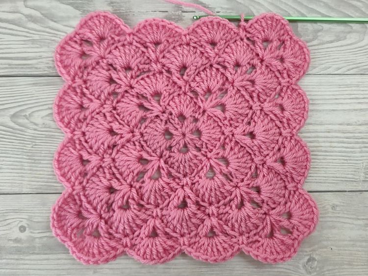 Shells Blanket Stitch Crochet Tutorial + Video - Crafting Happiness