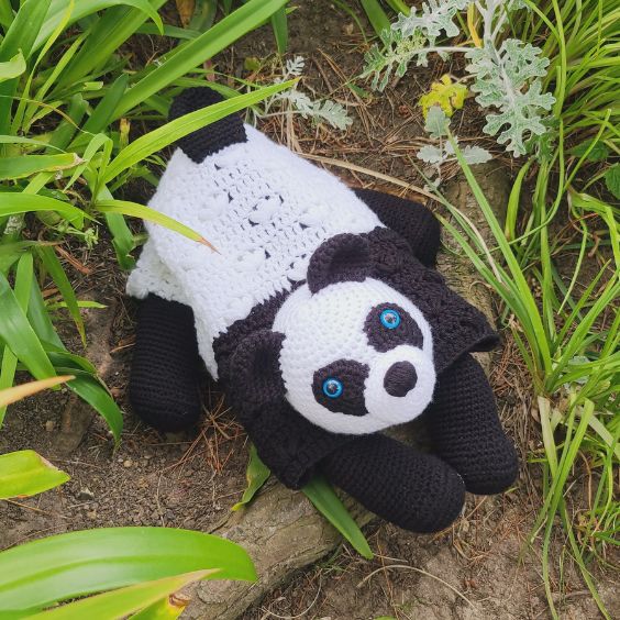 Crochet 3in1 Jungle Panda Baby Blanket - Crafting Happiness